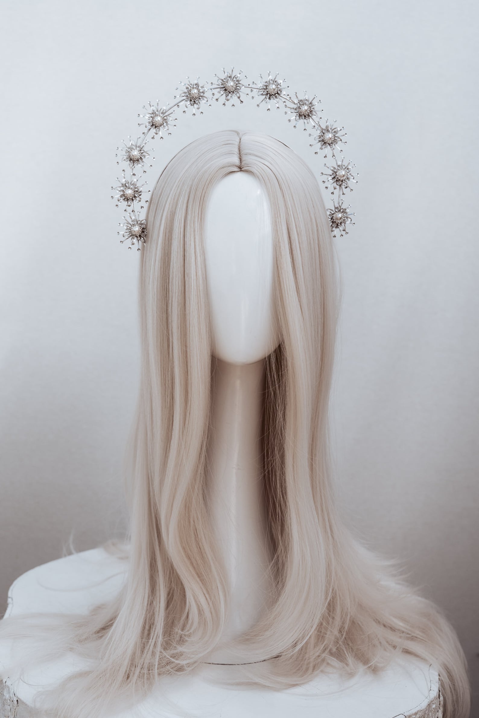 Halo Crown Silver Halo Headband Halo Halo Headpiece Crown | Etsy