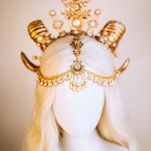 Rose Gold Aries Crown, Aries Zodiac Signs, Zodiac Jewellery, Aries ...