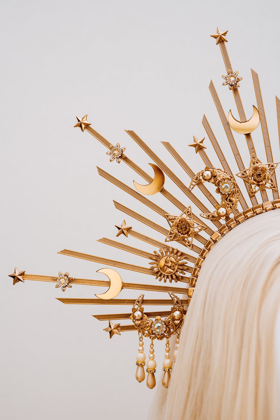 Sun Crown Moon Child Halo Halo Halo Crown Halo Headpiece | Etsy