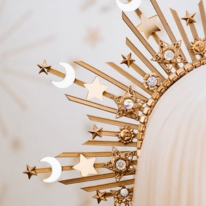 Sun Moon Child Halo, Halo, Halo Crown, Halo Headpiece, Halo Headband ...