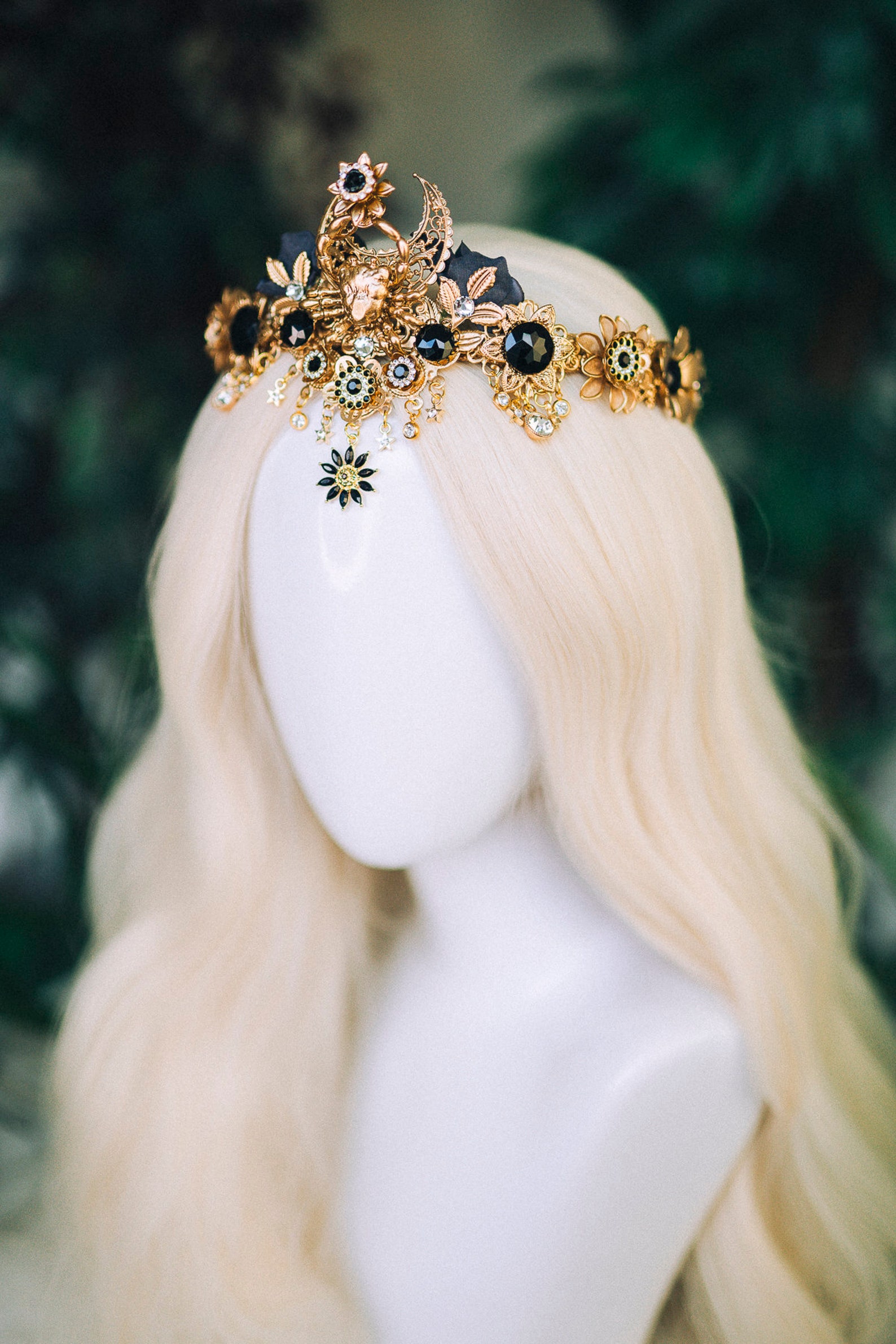 Cancer Zodiac Signs Jewellery Cancer Crown Headband Headpiece Tiara ...