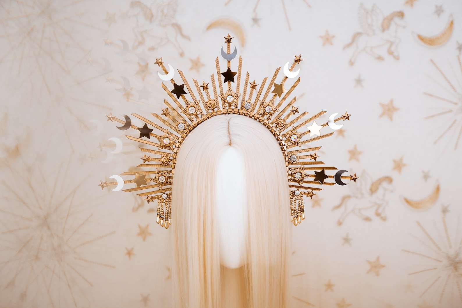 Sun Moon child Halo Halo Halo Crown Halo Headpiece Halo | Etsy