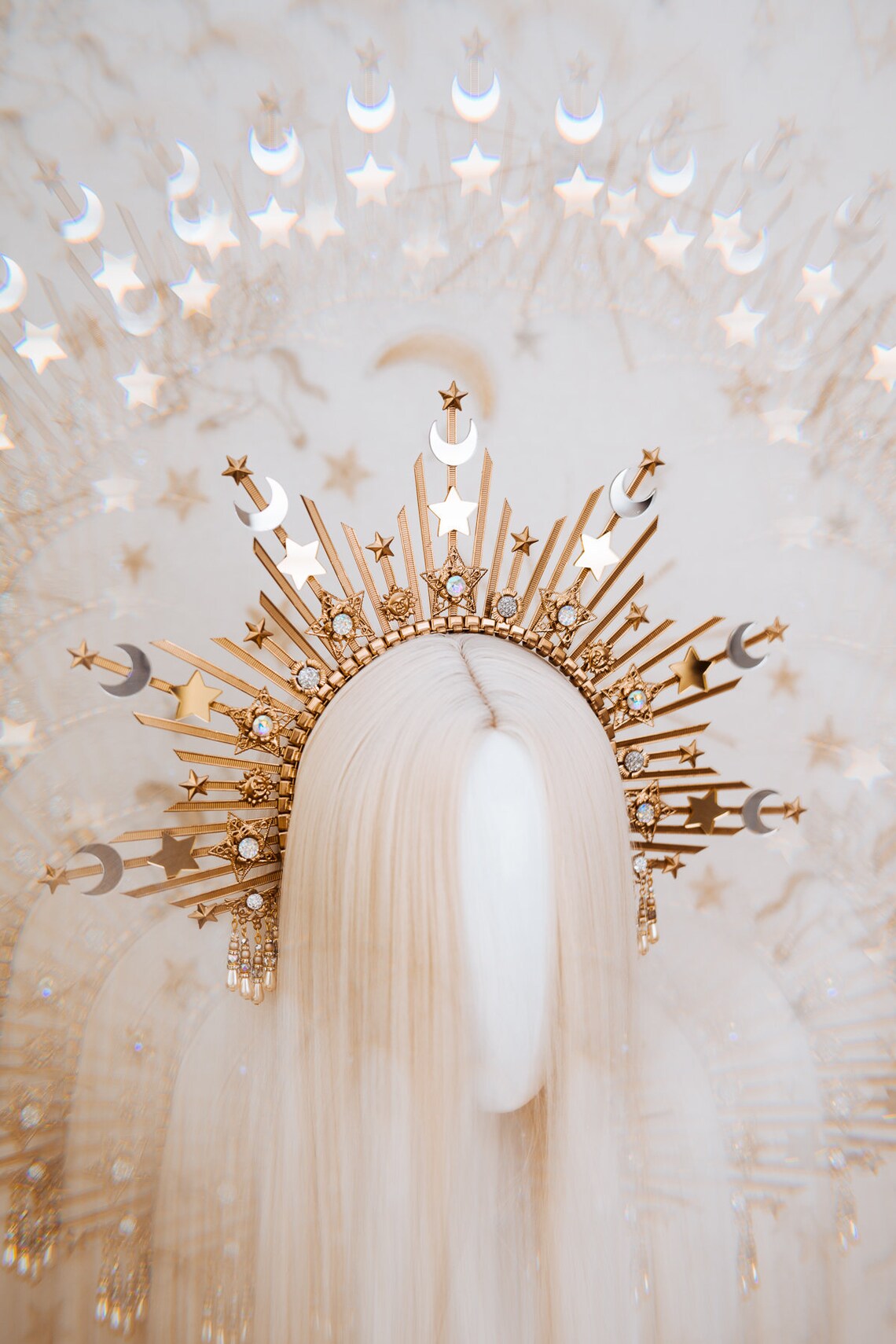 Sun Moon child Halo Halo Halo Crown Halo Headpiece Halo | Etsy