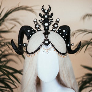 Rose Gold Aries Crown, Aries Zodiac Signs, Zodiac Jewellery, Aries ...