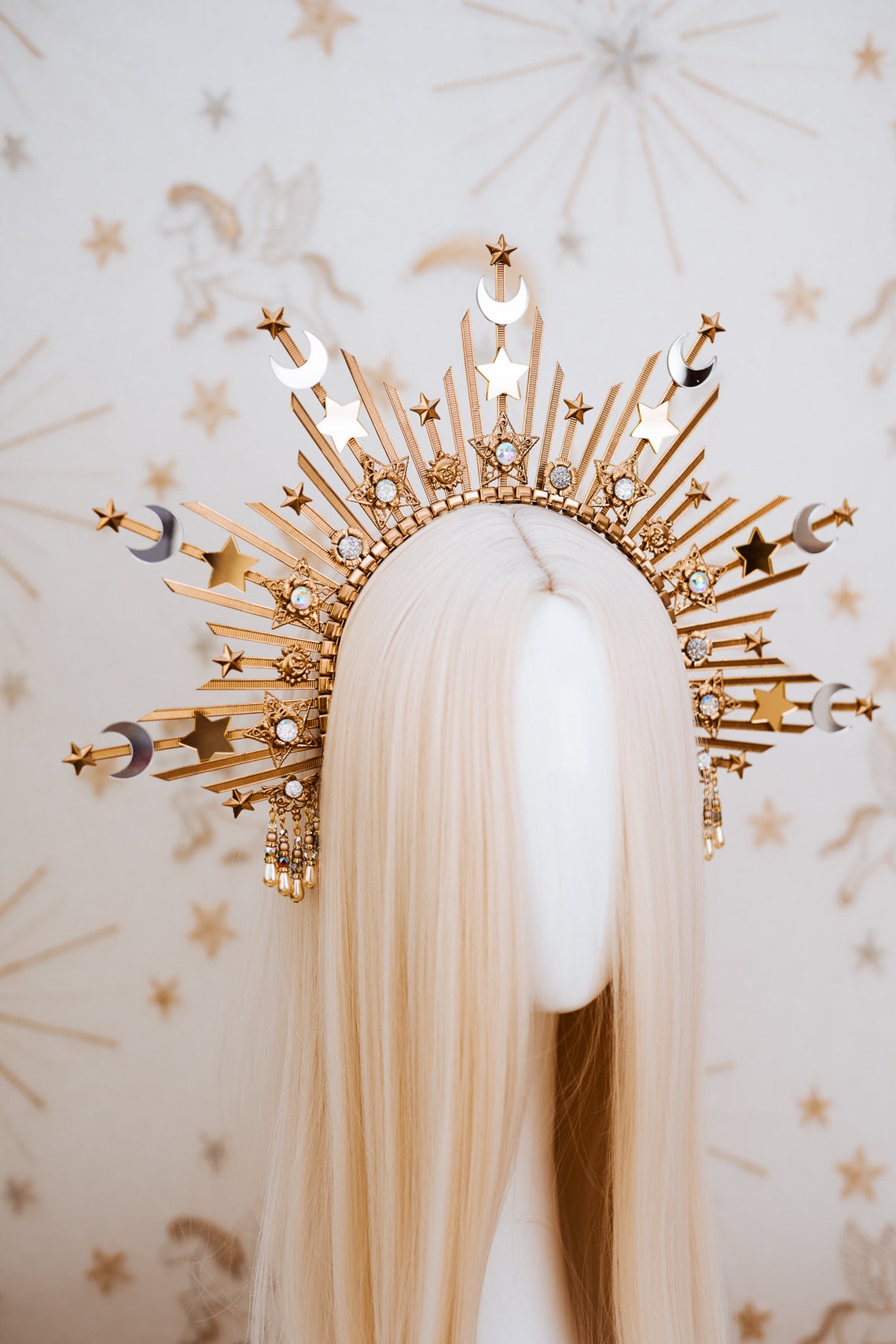 Sun Moon child Halo Halo Halo Crown Halo Headpiece Halo | Etsy
