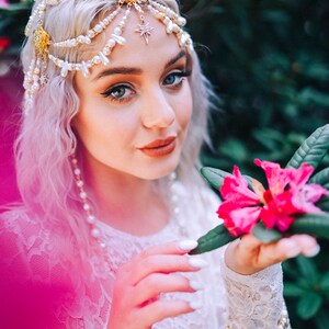 Big Gatsby Headpiece Beaded Headband Carnival Headpiece New Year Eve ...