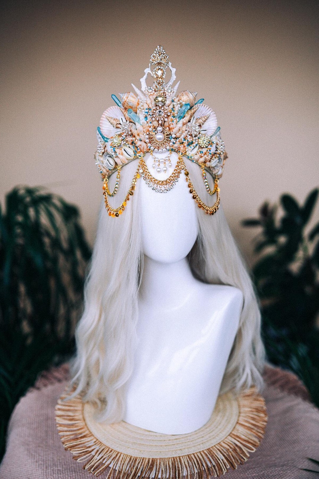 Celestial Ocean Goddess Crown - Etsy UK