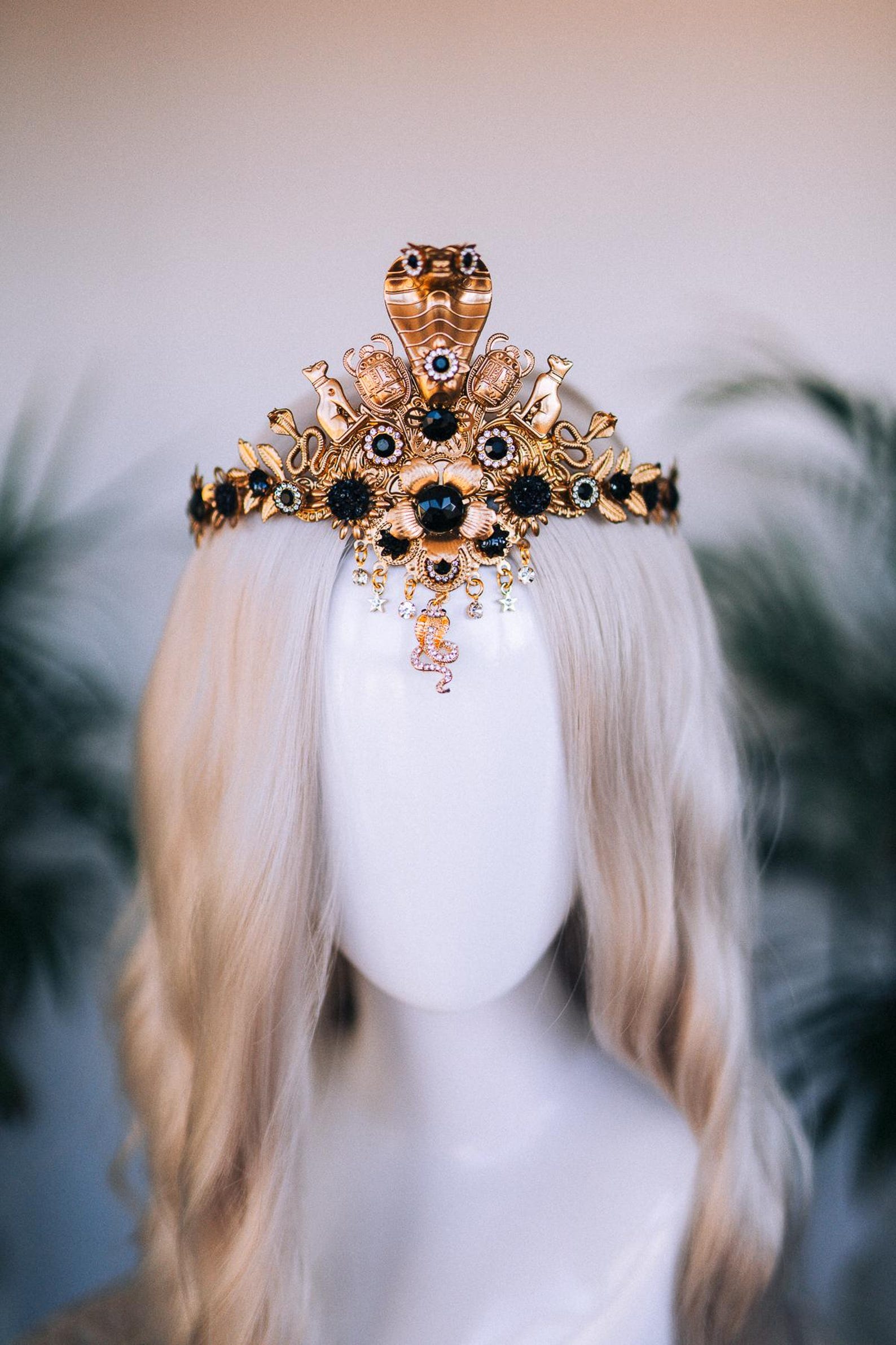 Cleopatra Serpent Goddess Crown - Etsy