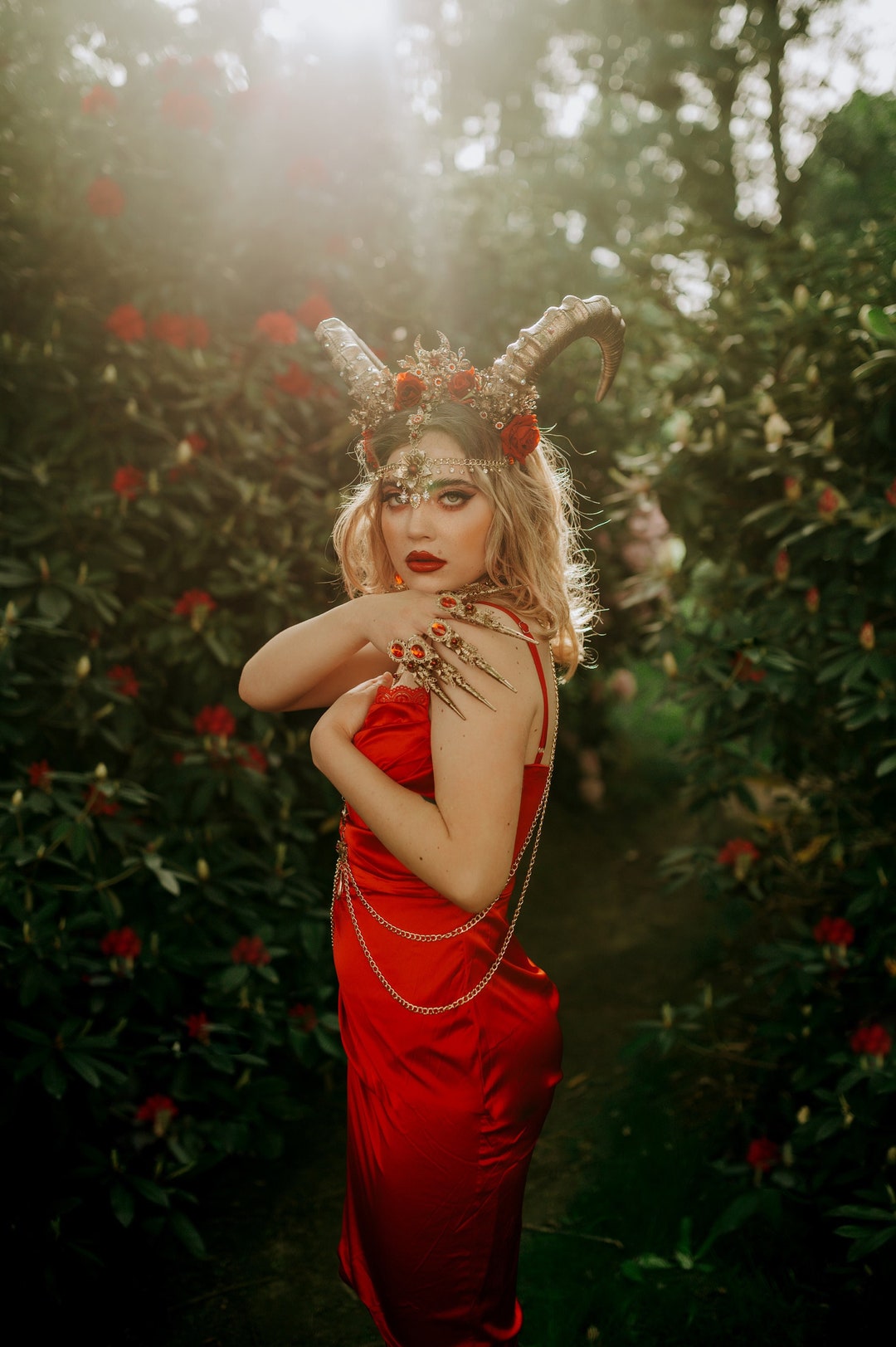 Gold Finger Claw 1 Piece, Gold Bracelet, Nails Jewellery, Halloween ...