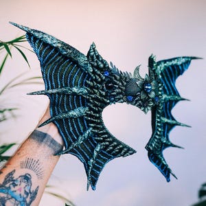 Siren Costume, Siren Mask, Black Siren Mask, Siren Halloween Costume ...