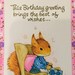 RARE Vintage/retro Circa 1970s Birthday Card Super Cute - Etsy UK