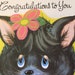 EXTREMELY RARE Vintage Circa 1960s 'congratulations to - Etsy