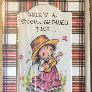 EXTREMELY RARE Circa 1960s Unused 'here's A Special Get-well Tune ...