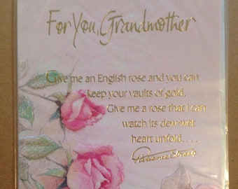 Grandmother card | Etsy