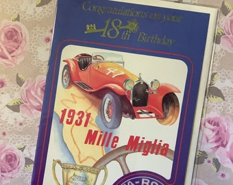 Alfa Romeo Birthday Card - Etsy
