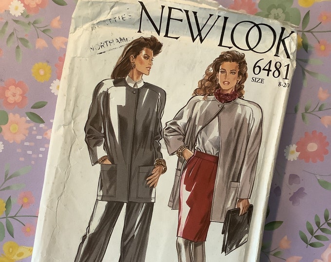 RARE Vintage Uncut Circa 1980s New Look Sewing Pattern No 6481 for ...
