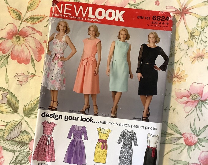Uncut 2008 New Look Sewing Pattern No 6824 for Mix & Match Ladies ...