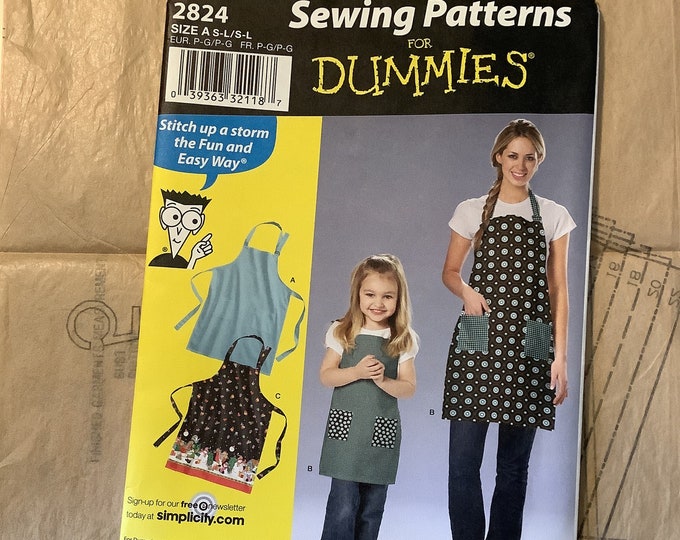 RARE Uncut F/F 2008 Simplicity Sewing Patterns for Dummies No 2824 ...