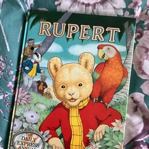 RARE Vintage 1987 'rupert' Daily Express Hardback Annual - Rupert the ...