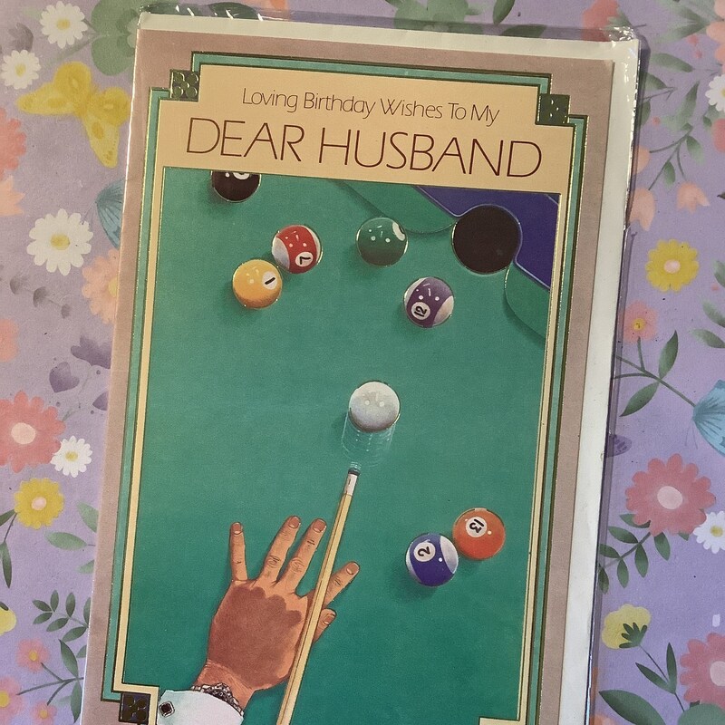 Pool Player Birthday Card - Etsy