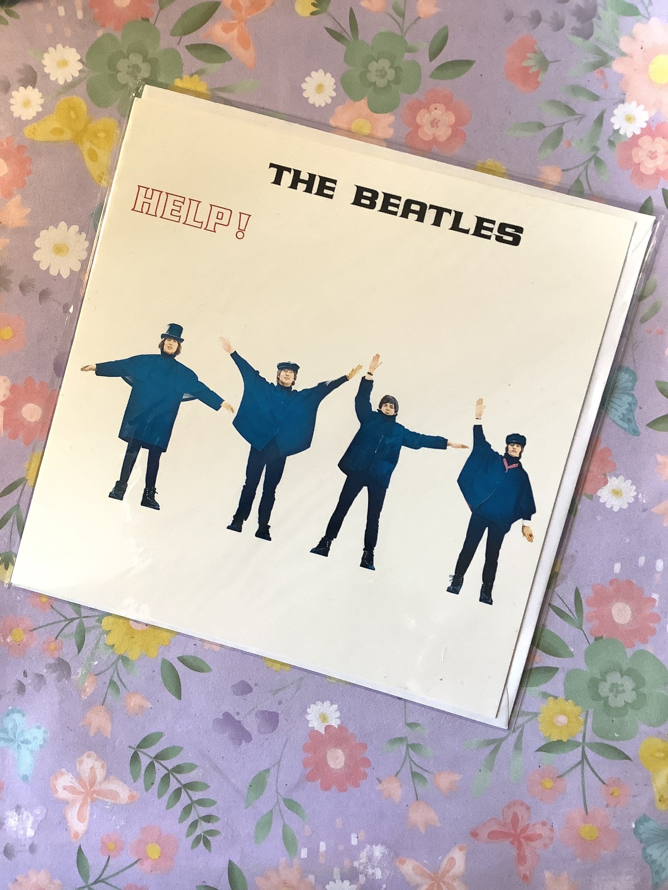 The Beatles 'help' Vintage 1965 Album Cover Blank - Etsy