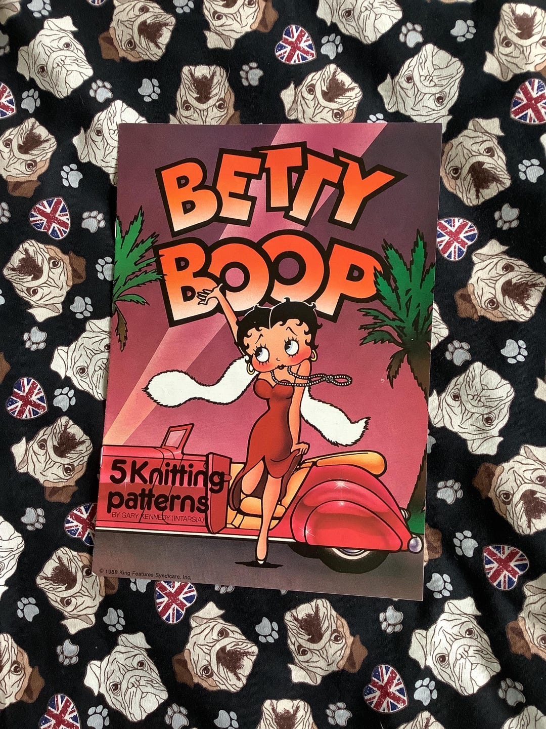 RARE Vintage 1988 'betty Boop' 5 Knitting Patterns by Gary Kennedy ...