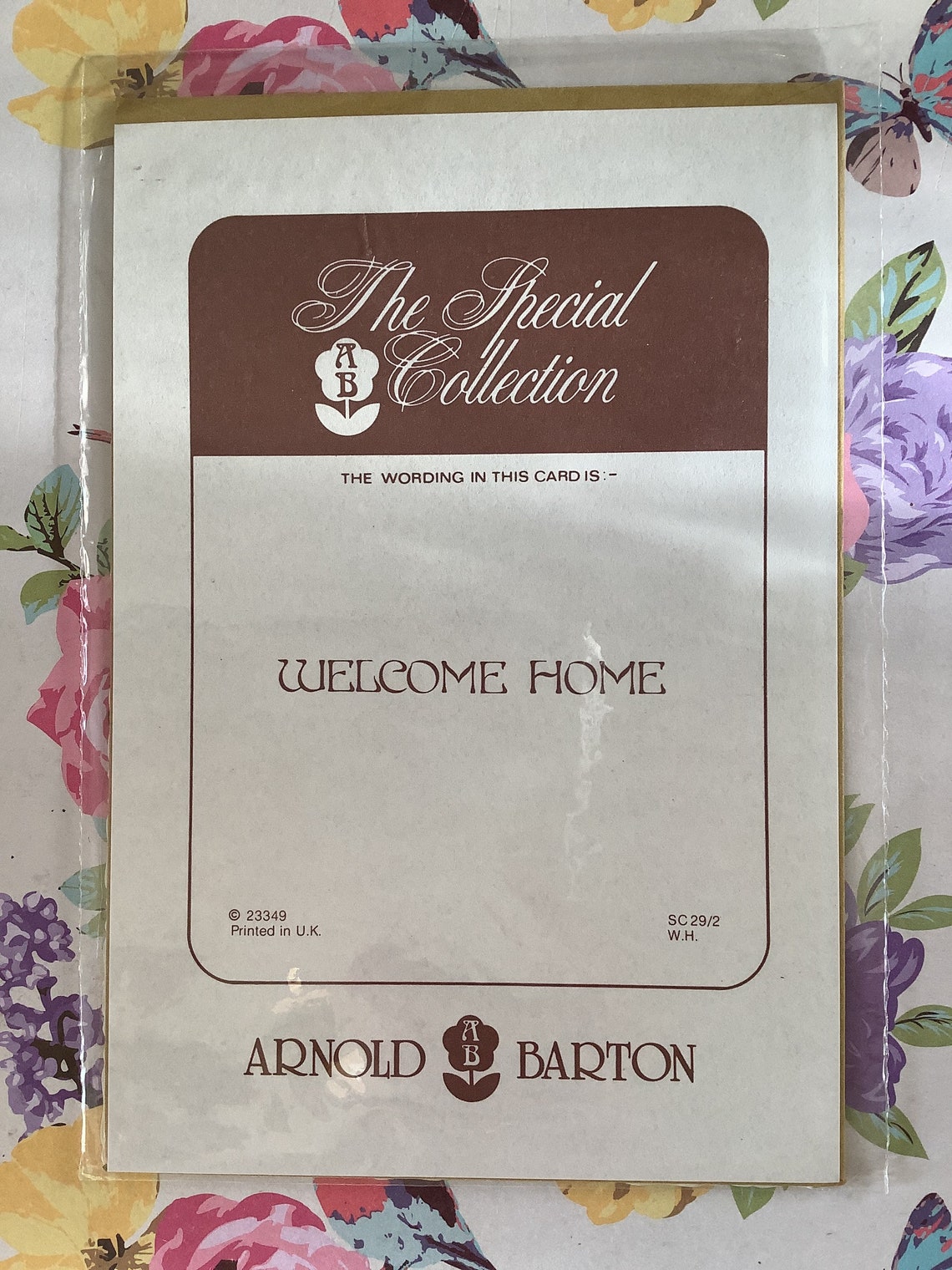 RARE Vintage Circa 1960s' Welcome Home' Card Designed by Maurice J ...