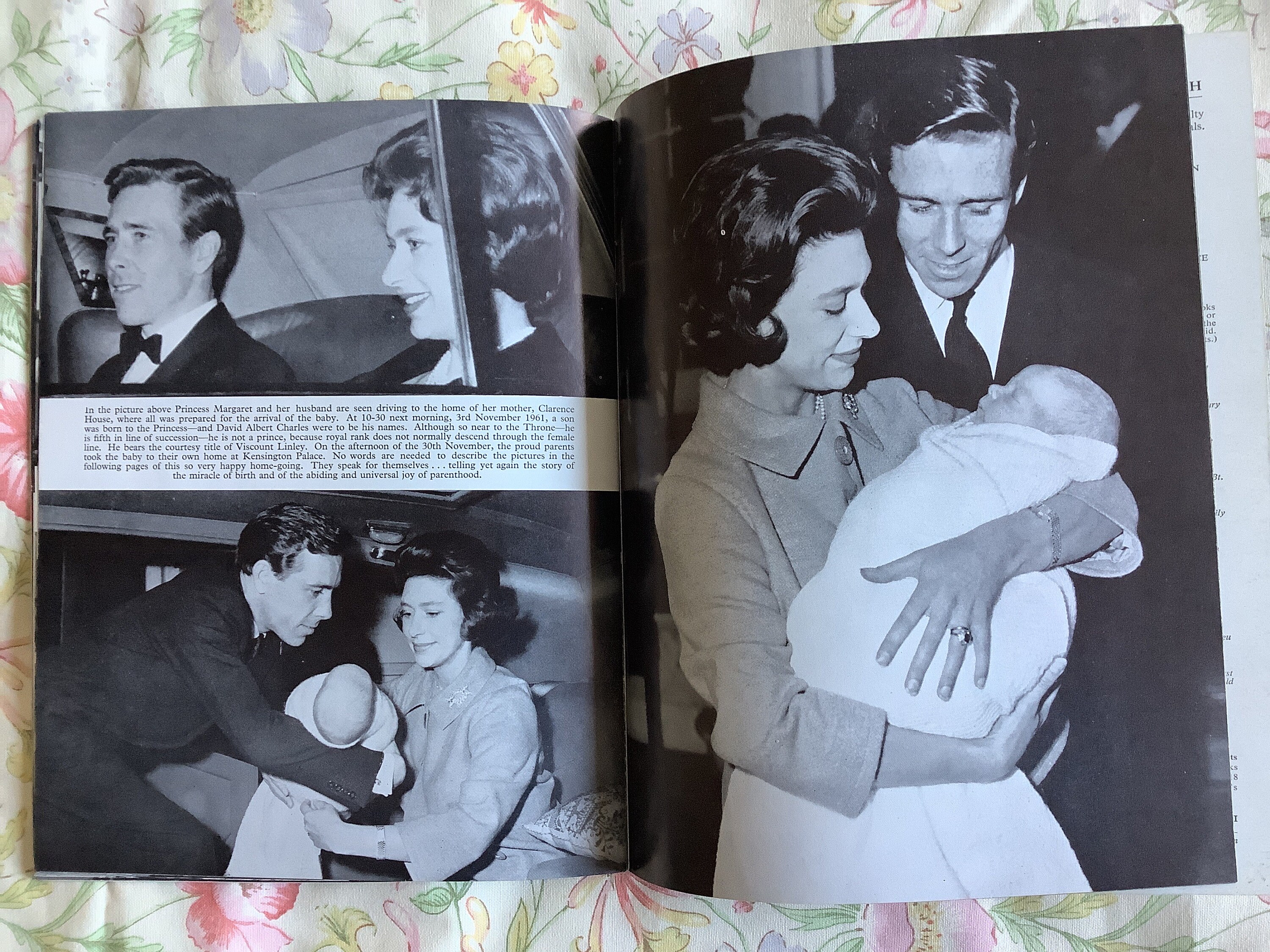 RARE Vintage 1960s 'princess Margaret Wife and Mother' Softback Book ...