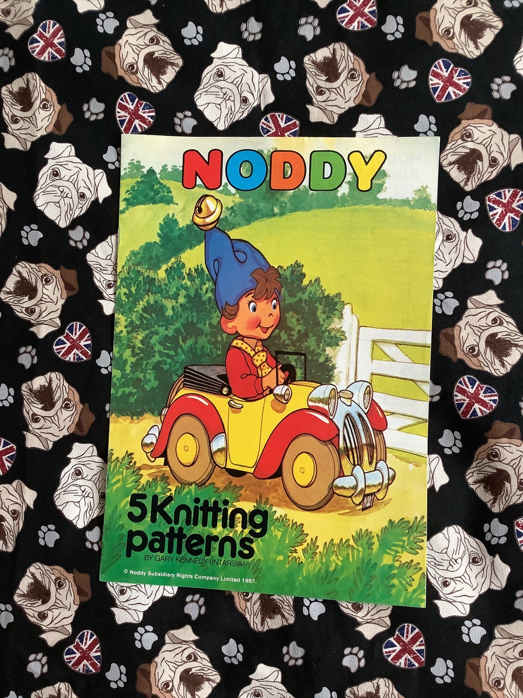 RARE Vintage 1987 'noddy' 5 Knitting Patterns by Gary Kennedy (intarsia ...
