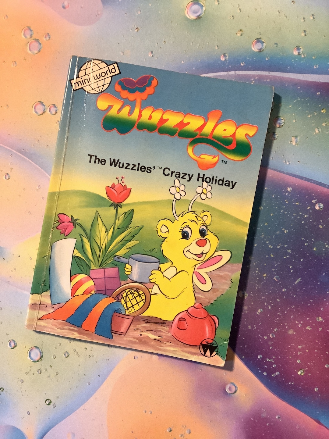 RARE Vintage 1986 'wuzzles - Crazy Holiday' Mini World Paperback Book ...