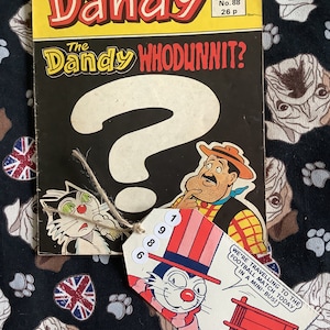 Rare Vintage 1986 Dandy Mini Comic No. 88 'the Dandy Whodunnit?' Comic ...