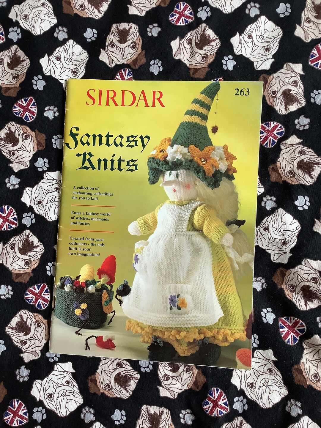 RARE Vintage Circa 1990s 'fantasy Knits' Knitting Pattern Booklet No ...