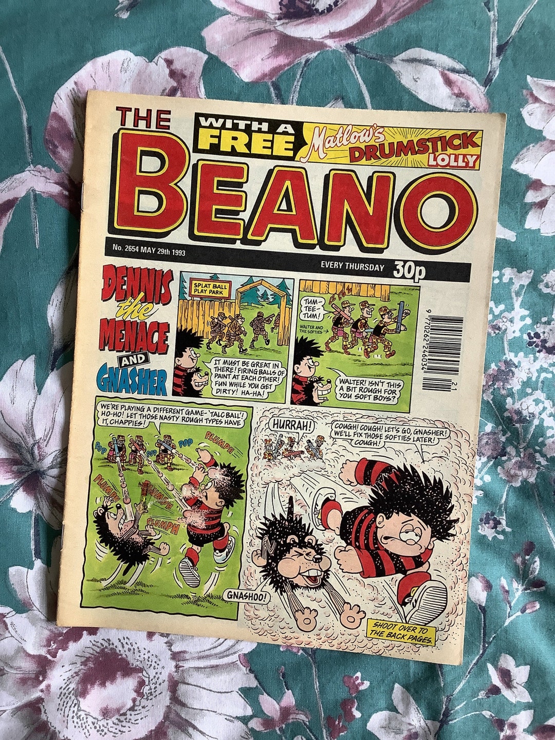 RARE Vintage From May 29th 1993 - 'the Beano' Weekly Comic No 2654 ...