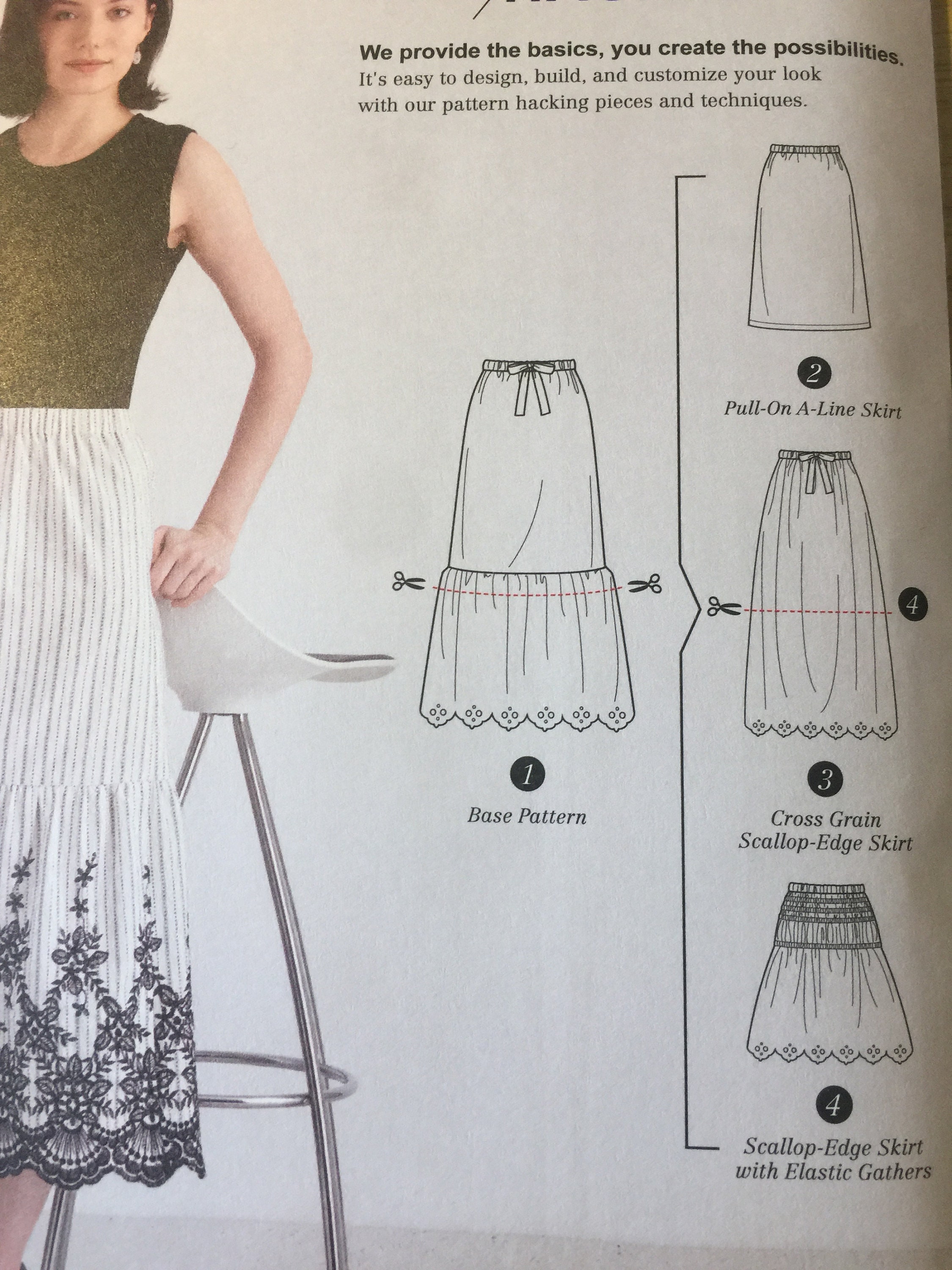 Uncut Simplicity 'pattern Hacking' Sewing Pattern - Etsy