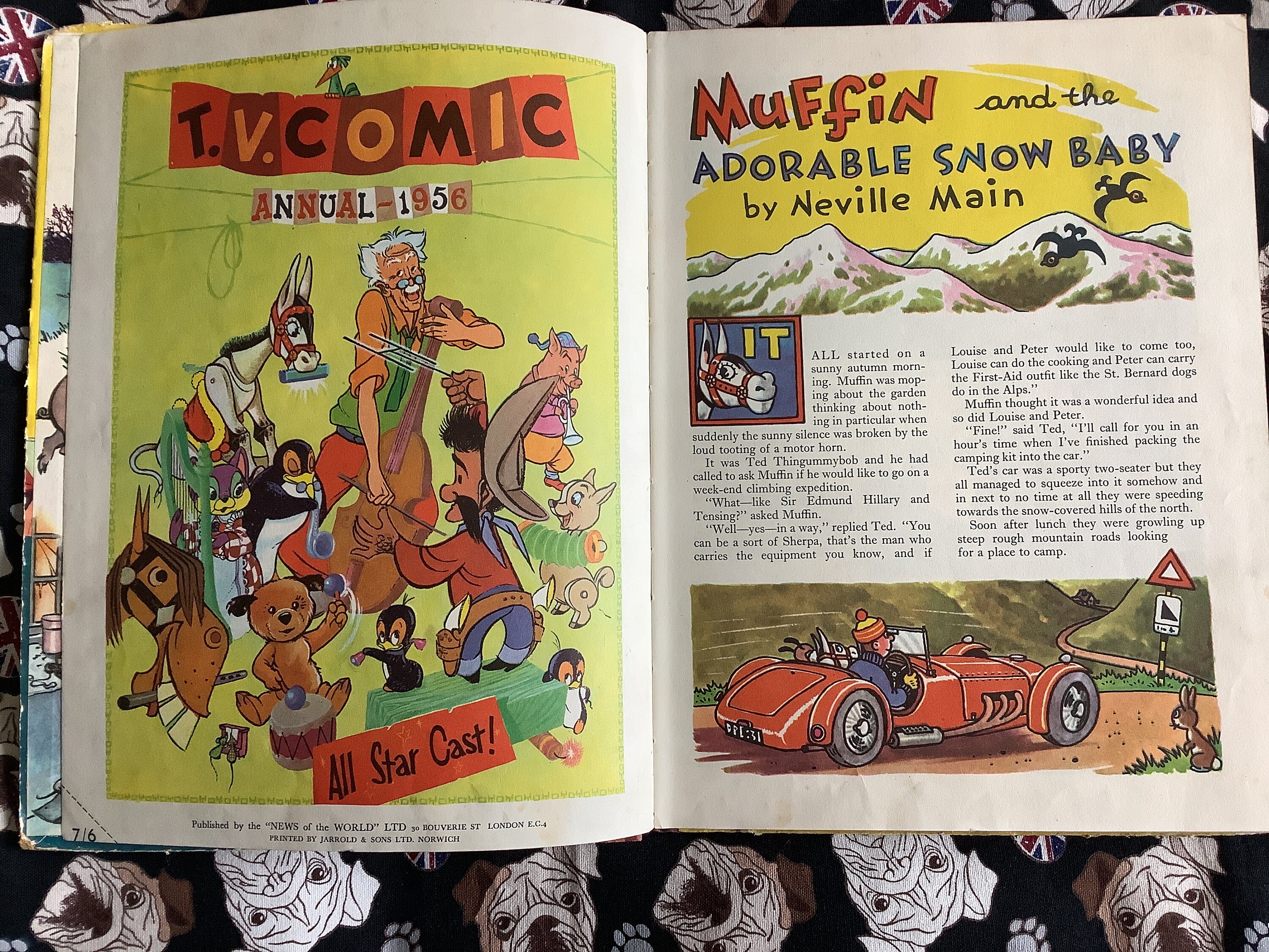 RARE Vintage T.V. Comic Annual 1956 Book in Hardback - Comic Strip ...