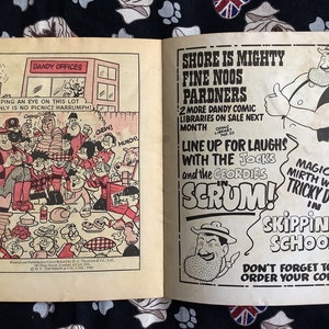 Rare Vintage 1986 Dandy Mini Comic No. 88 'the Dandy Whodunnit?' Comic ...