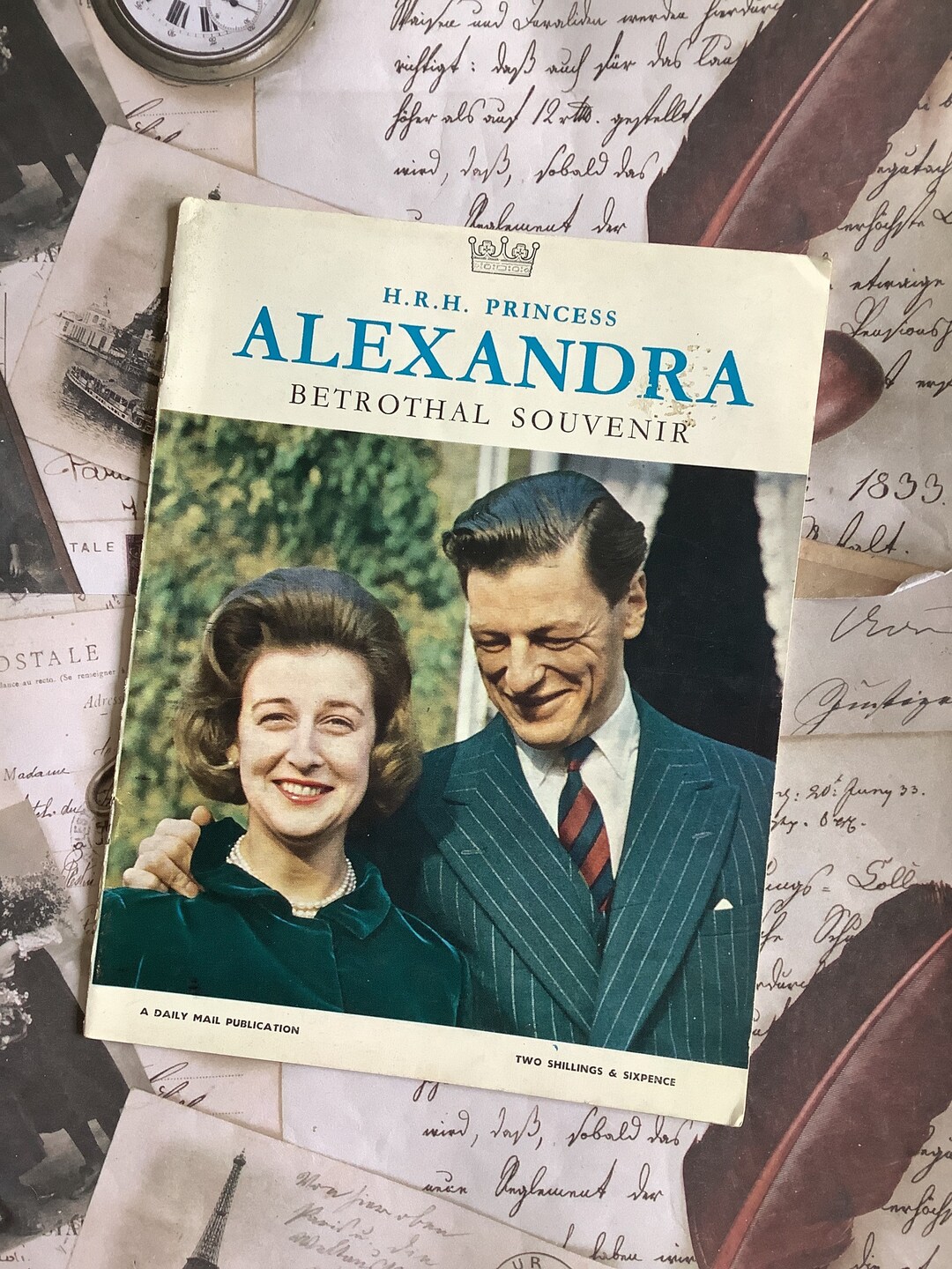 RARE Vintage 1962 'princess Alexandra Betrothal Souvenir' Softback Book ...