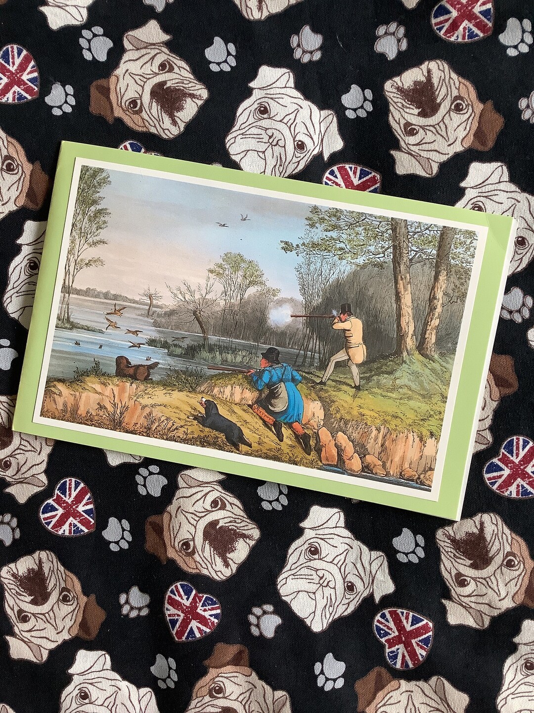 EXTREMELY RARE Vintage Circa 1970s Hunting Design - Hand Finished ...