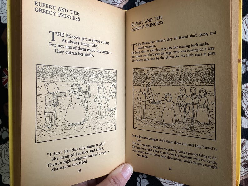 Vintage Circa 1970s Children's Book No 11 'rupert and the Greedy ...