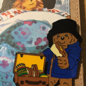 Paddington Bear Enamel Badges on Handmade Gift Tags That Are | Etsy