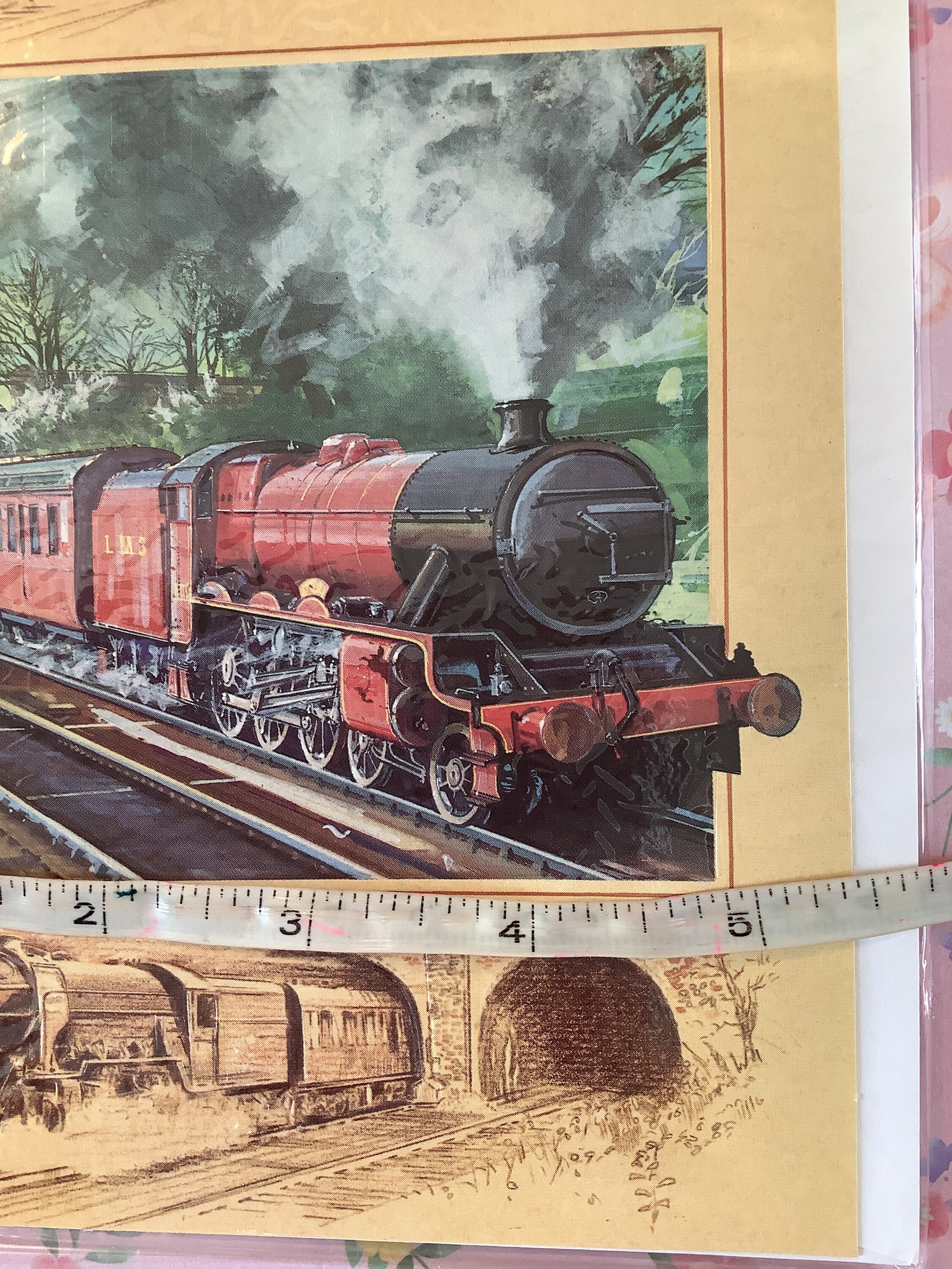 FABULOUS Rare Vintage/retro 1970s Steam Train 'to A Special Nephew on ...