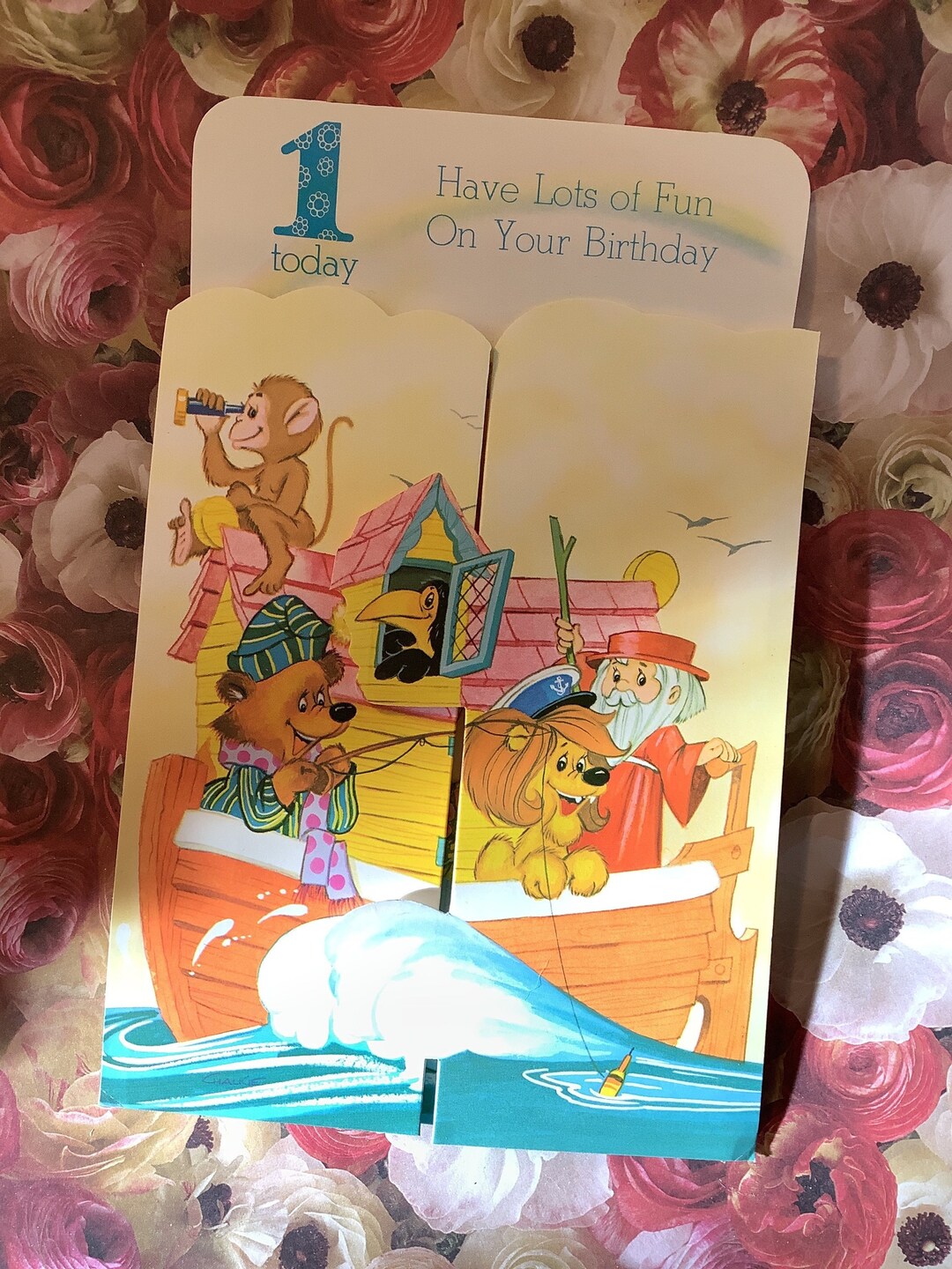 RARE Vintage Circa 1980s '1 Today Have Lots of Fun on Your Birthday' 3 ...