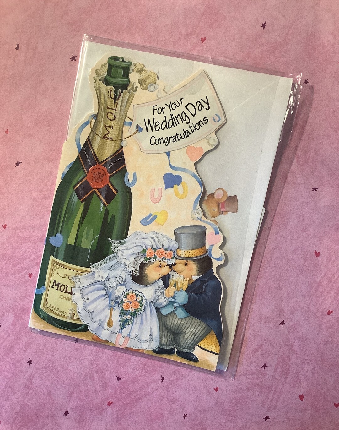 ADORABLE Vintage Circa 1990s 'for Your Wedding Day Congratulations ...