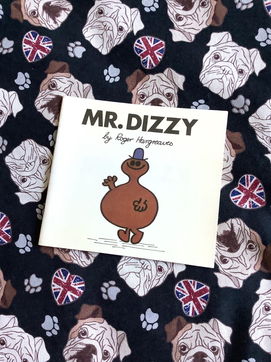 1976 Vintage Children's Book the Mr Men 'mr. Dizzy' by Roger Hargreaves ...