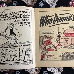 Rare Vintage 1986 Dandy Mini Comic No. 88 'the Dandy Whodunnit?' Comic ...