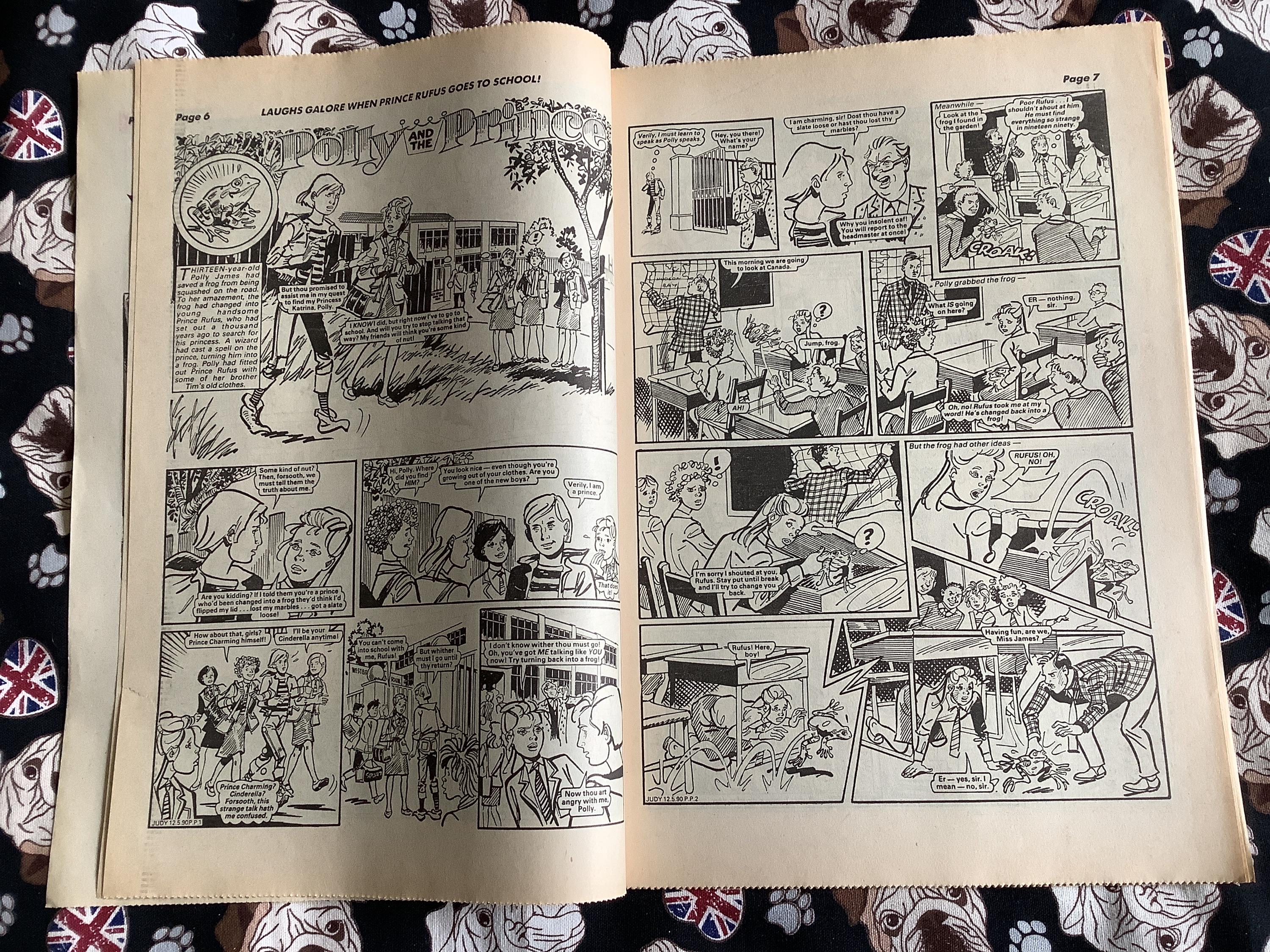 Rare Vintage May 12, 1990 'judy' Comic -comic Strip Stories -childhood ...