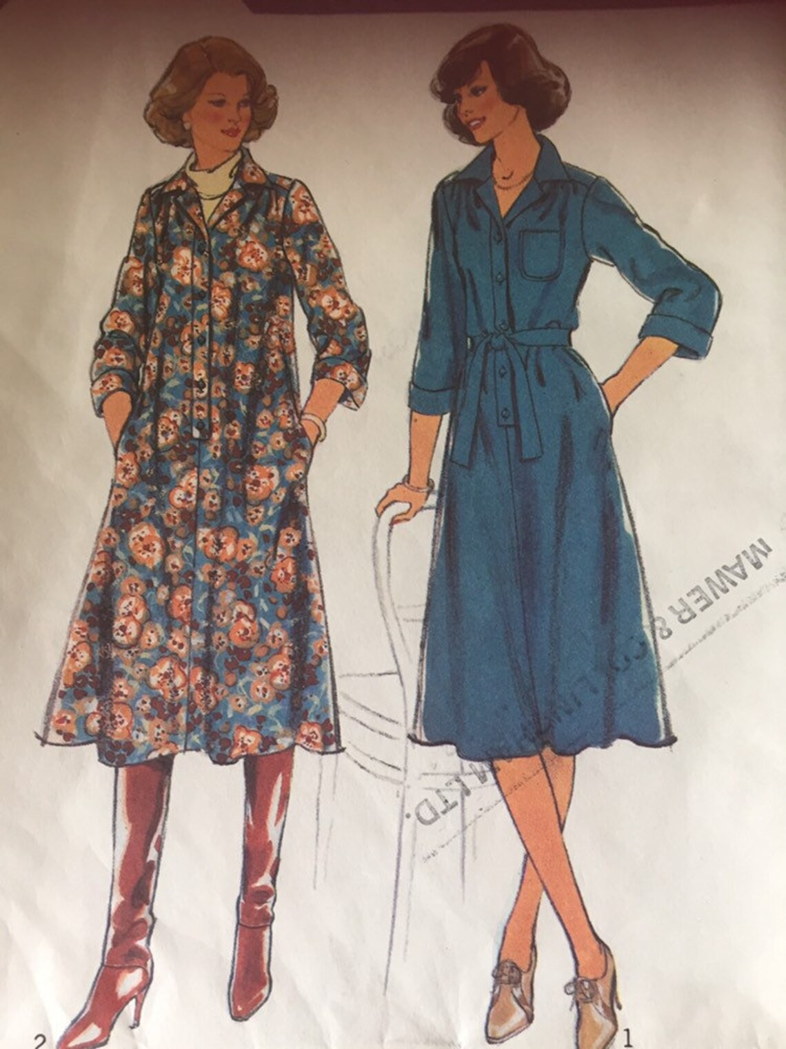 RARE Vintage Uncut 1978 Style Pattern No 2450 for a | Etsy