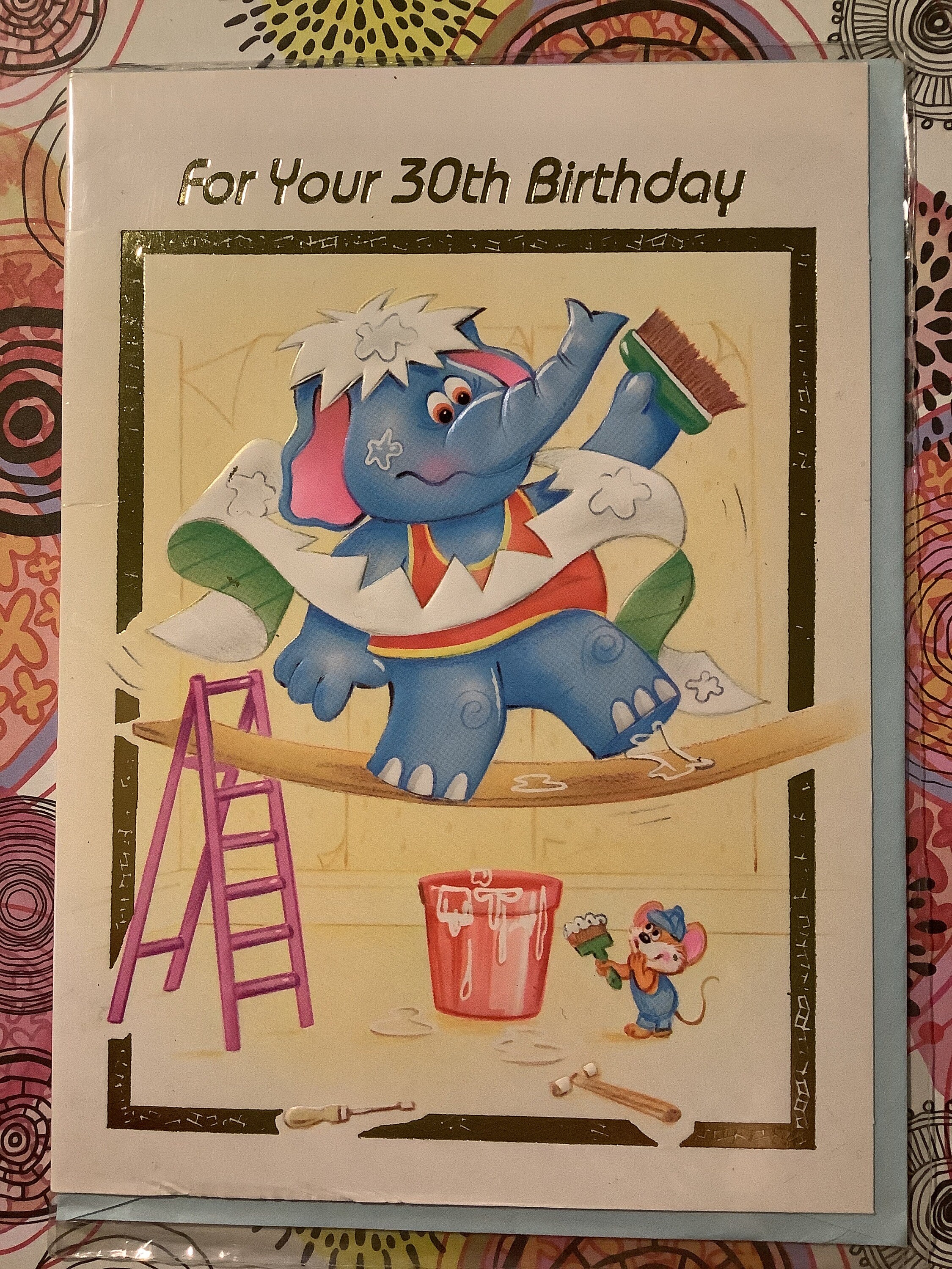 RARE Vintage Circa 1980s 'for Your 30th Birthday' Card - Fun, Retro ...