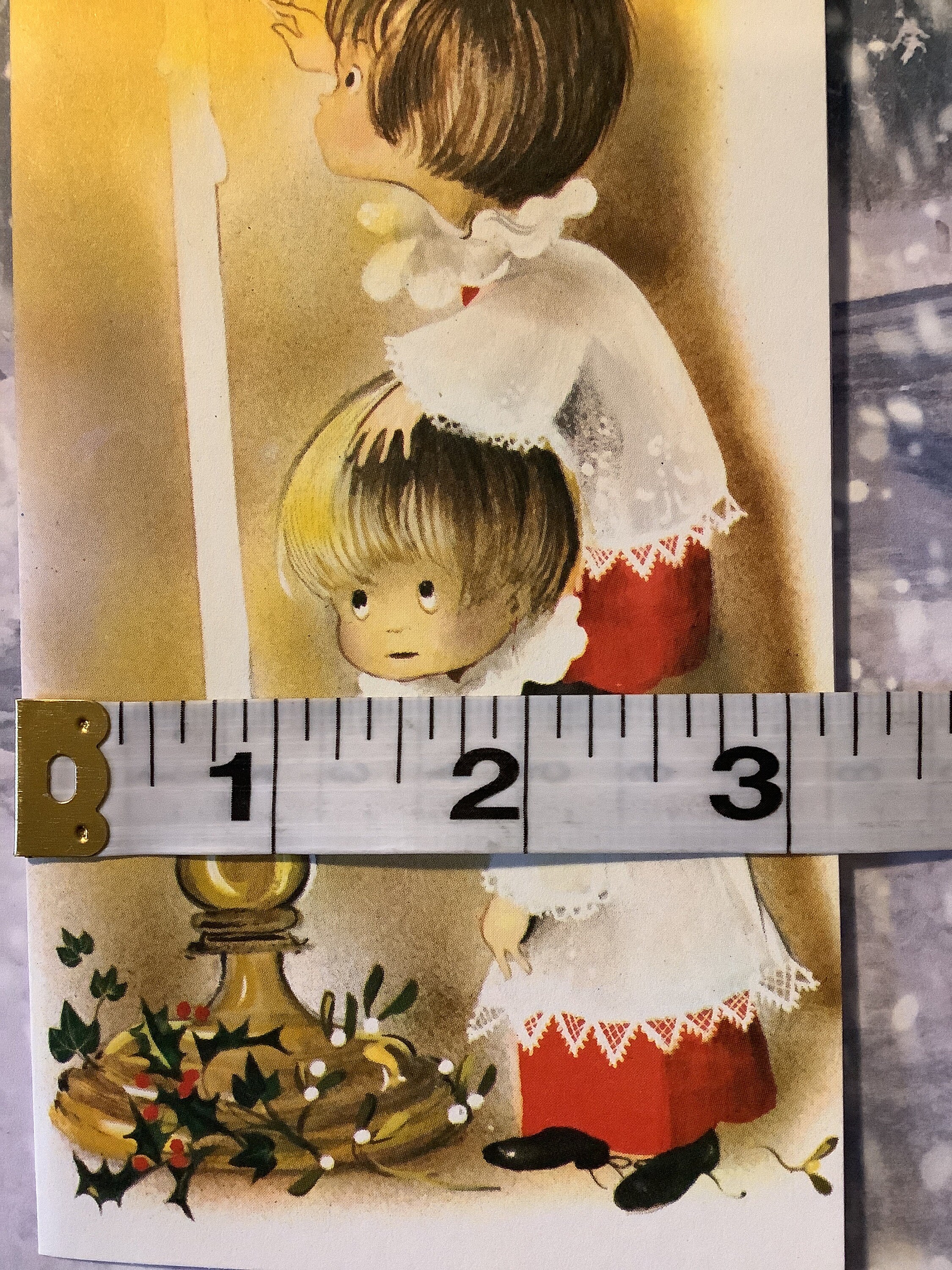 EXTREMELY RARE Retro/vintage Circa 1970s Blank Christmas Card Choir ...
