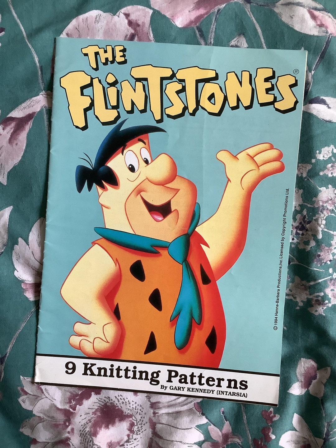 RARE Vintage 1994 the Flintstones' 9 Knitting Patterns by Gary Kennedy ...
